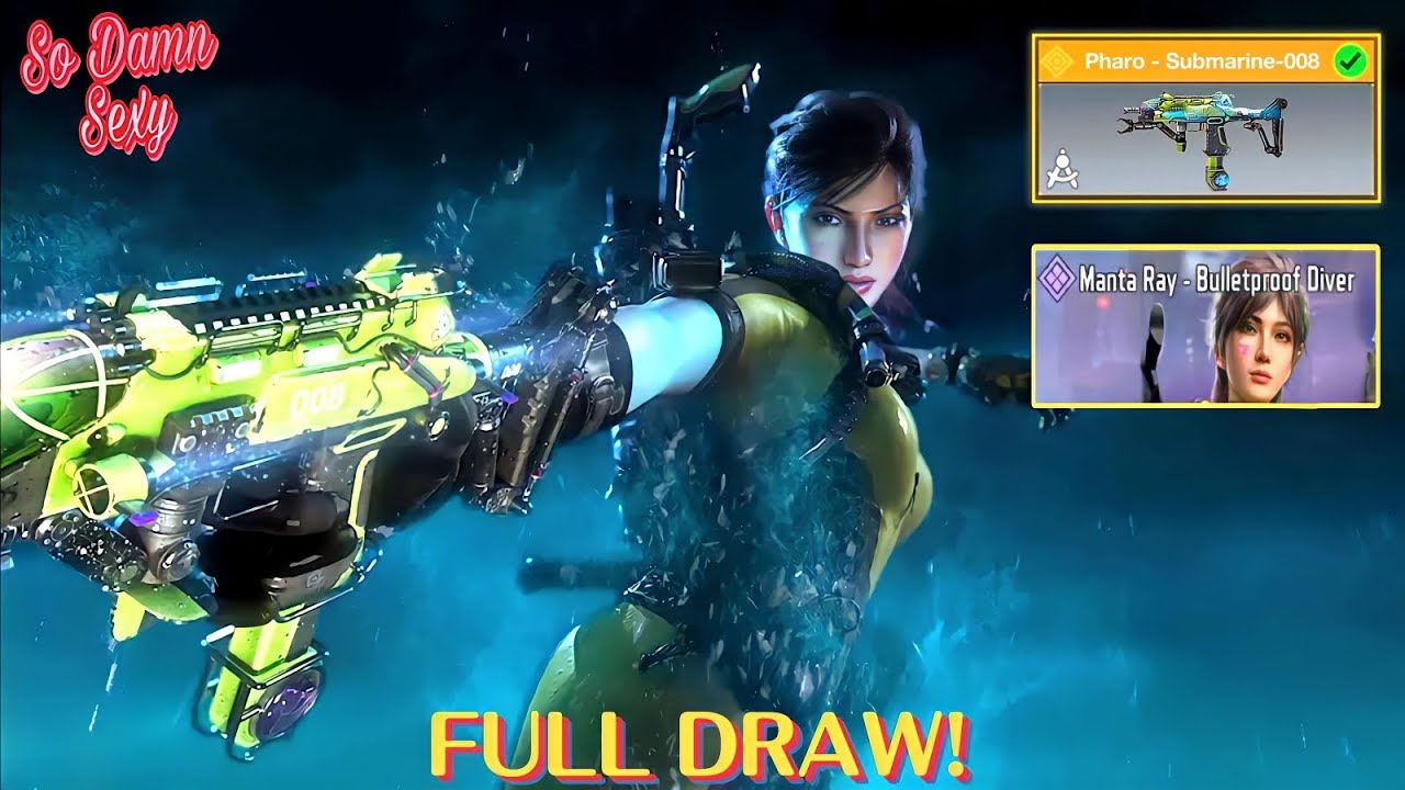 CODM SUBMERGED CHAOS DRAW! PHARO SUBMARINE + MANTA RAY BULLETPROOF ...