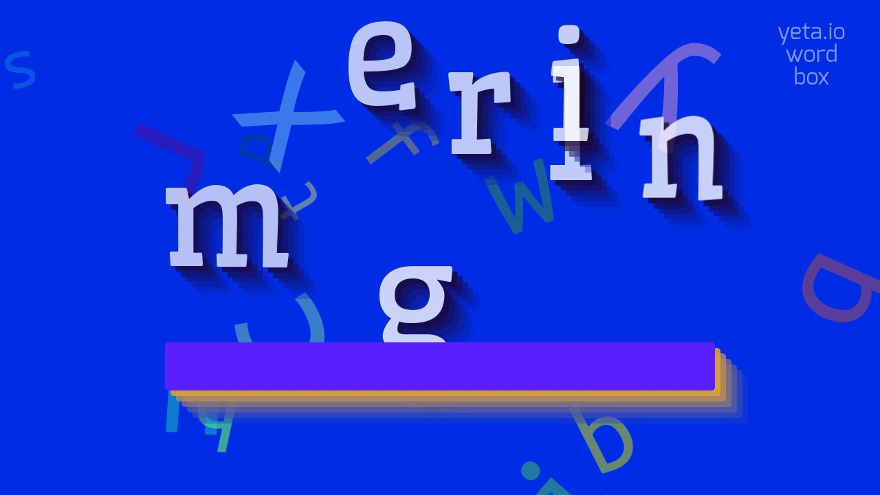 How to say "merling"! (High Quality Voices) - YouTube