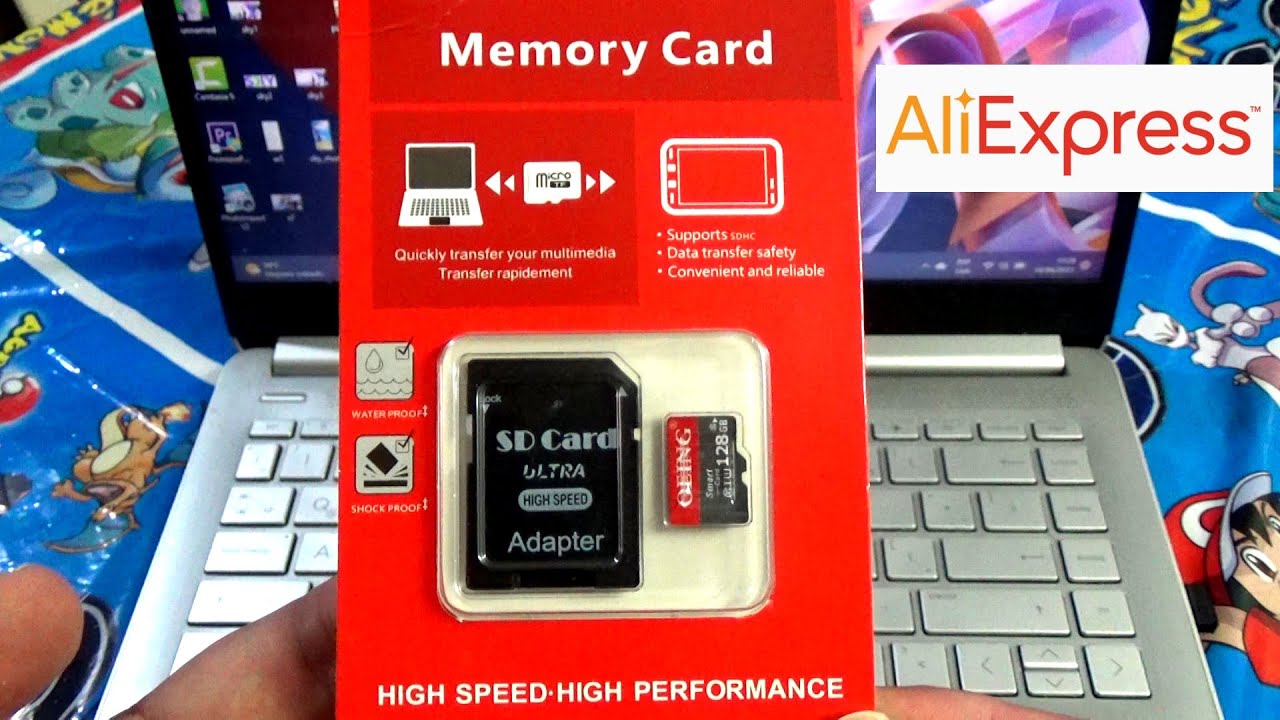 MICRO SD 128GB de AliExpress $3.89 - NO ESPERABA ESTO ! - YouTube
