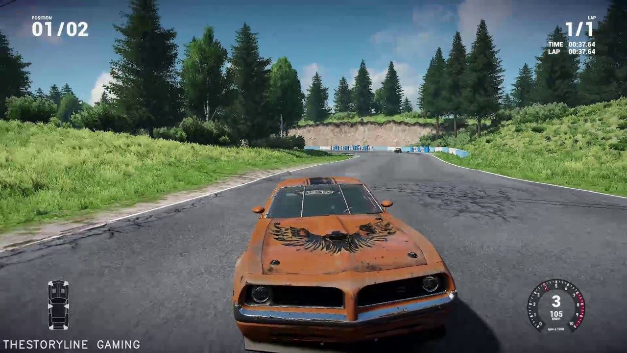 Next Car Game (Pre-Alpha) - Race : Tarmac - 2 cars - American Car ...