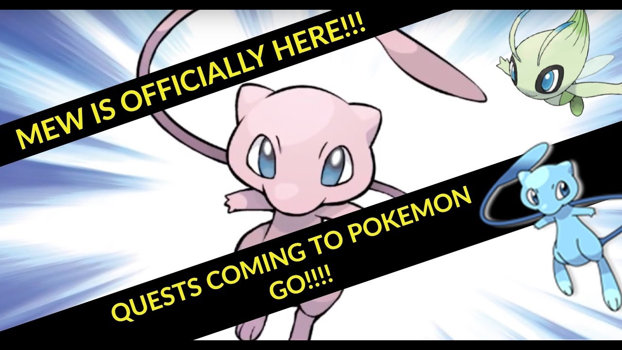 How to get MEW in POKEMON GO!!! + QUESTS ARE FINALLY HERE :O - YouTube