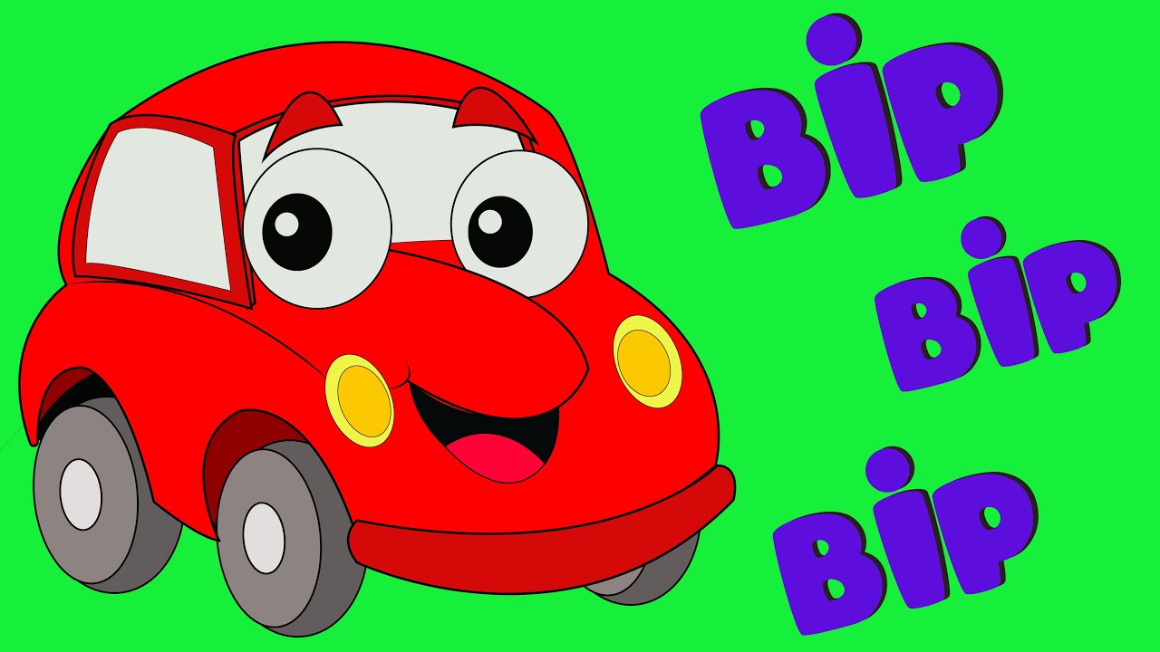 Arabayı Beklerim Bip Bip Bip | Eğlenceli Çocuk Şarkıları | Çizgi ...