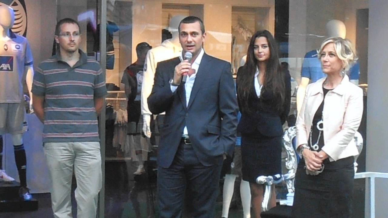 Stefano Percassi all'inaugurazione dell'Atalanta Store a Rovetta.AVI ...