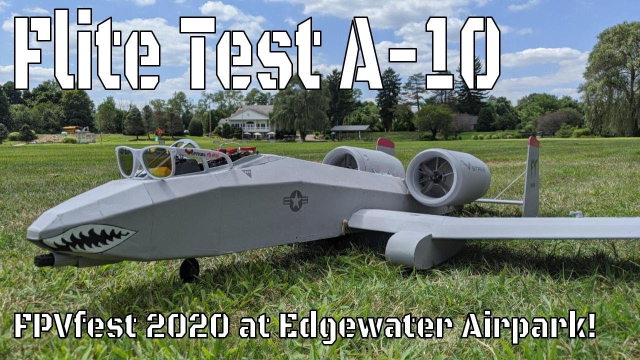 FTA-10 flying FPVfest2020 at Edgewater Airpark - YouTube