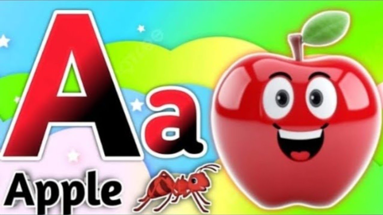 "ABC Song 🎁 A for Apple" -🍎 ABC Phonics Song For Kids Cartoon Video 🥳 ...