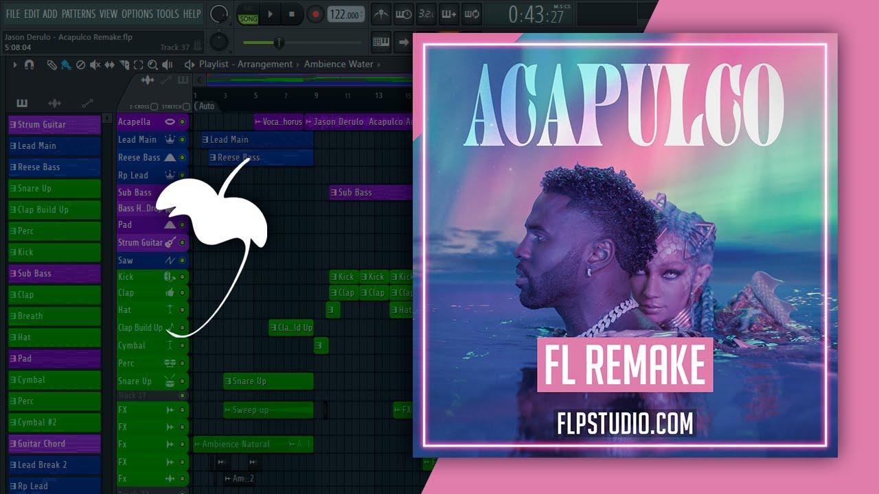 Jason Derulo - Acapulco (FL Studio Template) - YouTube