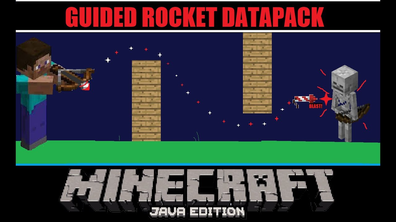 Guided Rockets(Homing Missile) Datapack Minecraft 1.17+ - YouTube