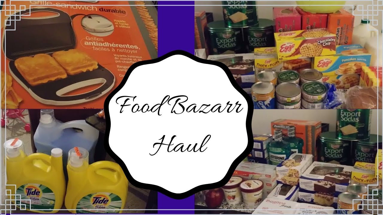 Food Bazaar Haul - YouTube