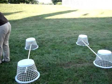 Homemade Cavaletti Poles for Dog Rehab - YouTube