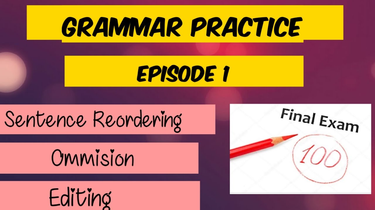 English Grammar Practice class 10 for CBSE boards 2020 - YouTube