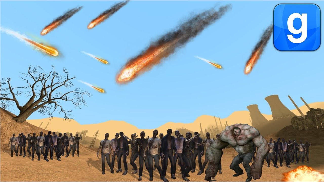 Meteor Apocalypse VS Zombie Hordes Apocalypse Fun Garry's Mod Lets ...