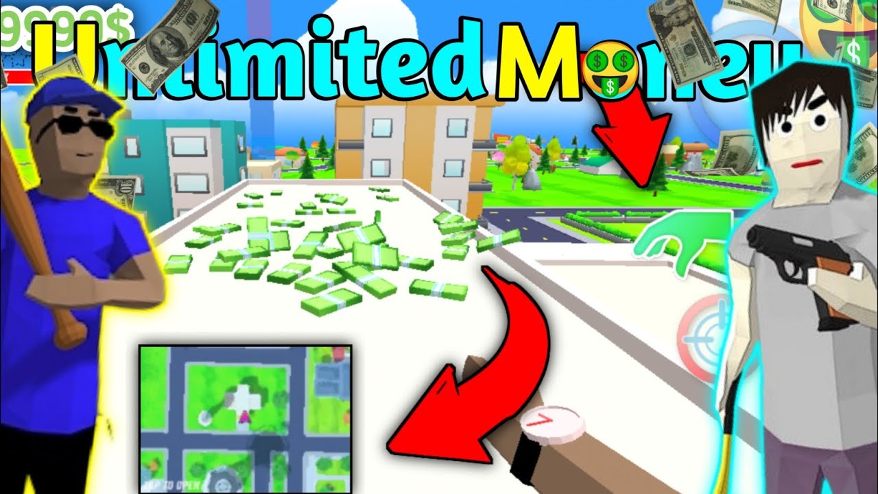 Unlimited money Location in dude theft wars - YouTube