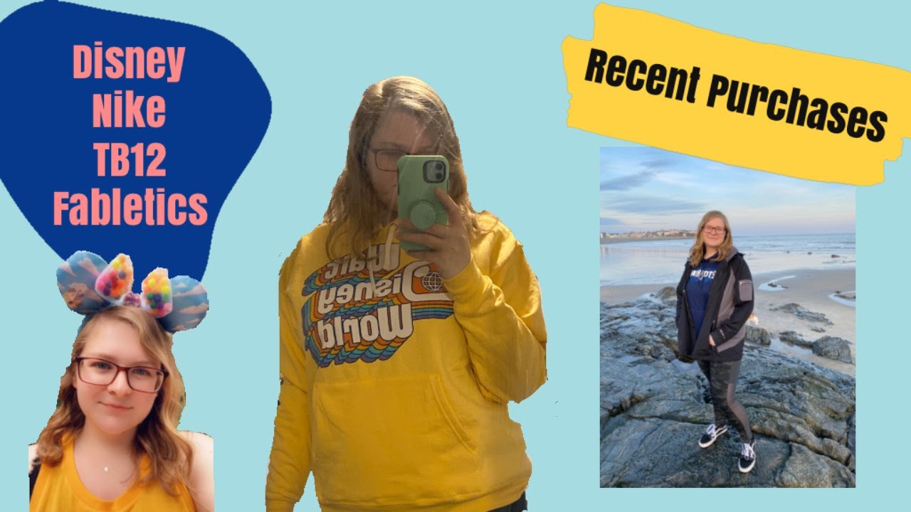 My Recent Purchases // PLUS SIZE HAUL : NIKE, DISNEY, TB12, FABLETICS ...