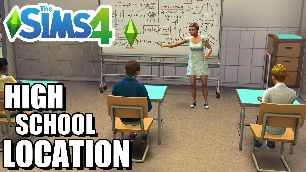 How To Find The High School (Location) - The Sims 4 - YouTube
