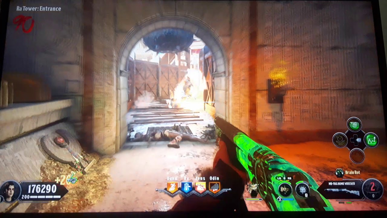 Surviving wave 90 on map nine zombies Black Ops 4 - YouTube