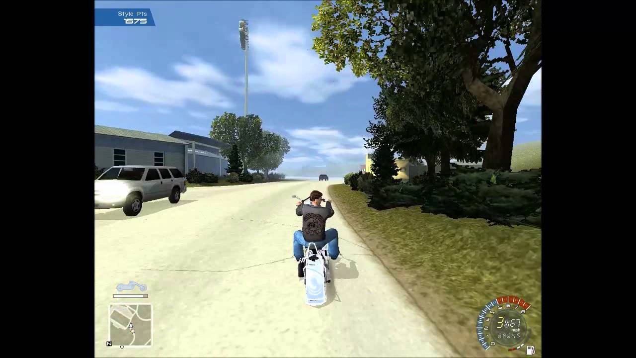 American Chopper Running From A Cop - YouTube