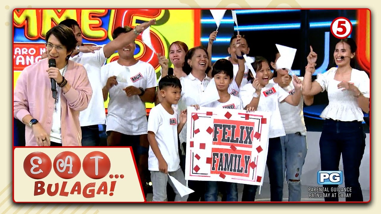 EAT BULAGA | Subalisid, Afalla, at Felix Families sa Gimme 5! - YouTube