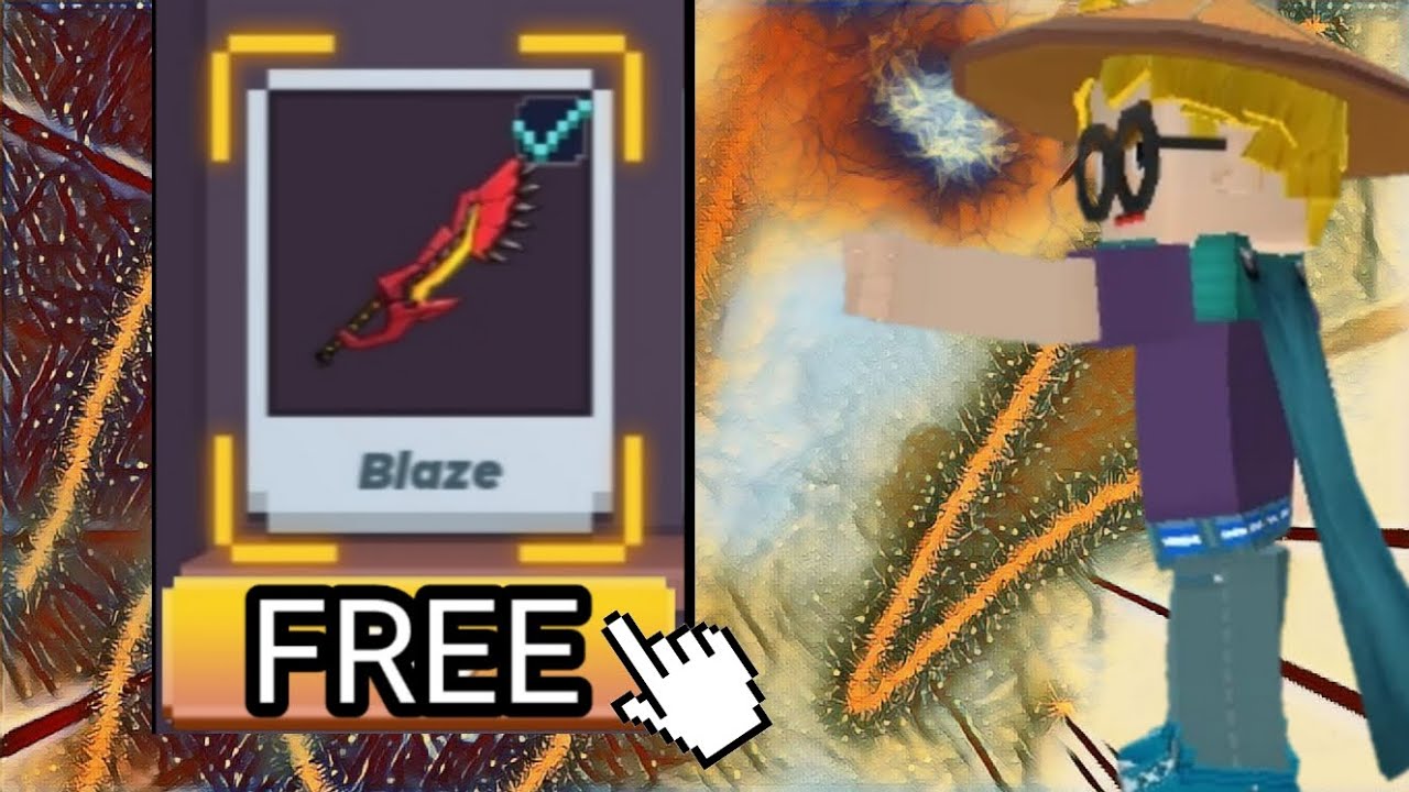 HOW TO GET FREE BLAZE SWORD SKIN IN BEDWARS (BLOCKMAN GO) - YouTube