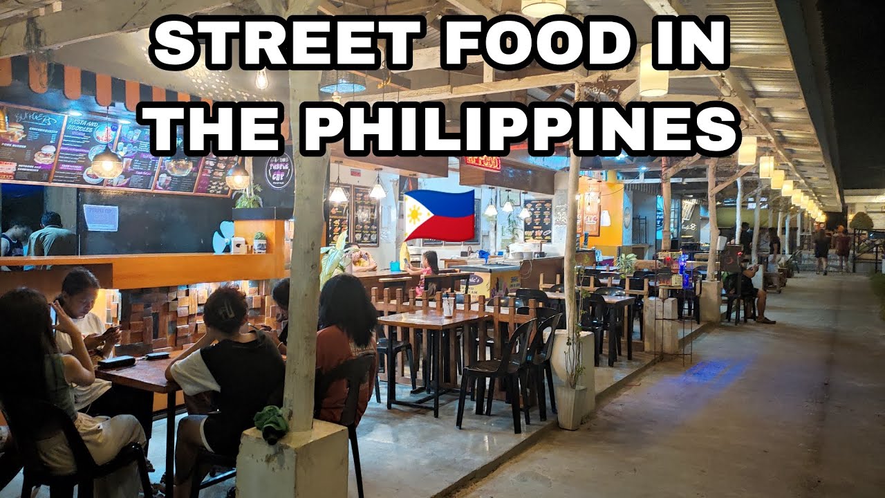 Popular street food in the Philippines|Night walked in Aroroy port ...