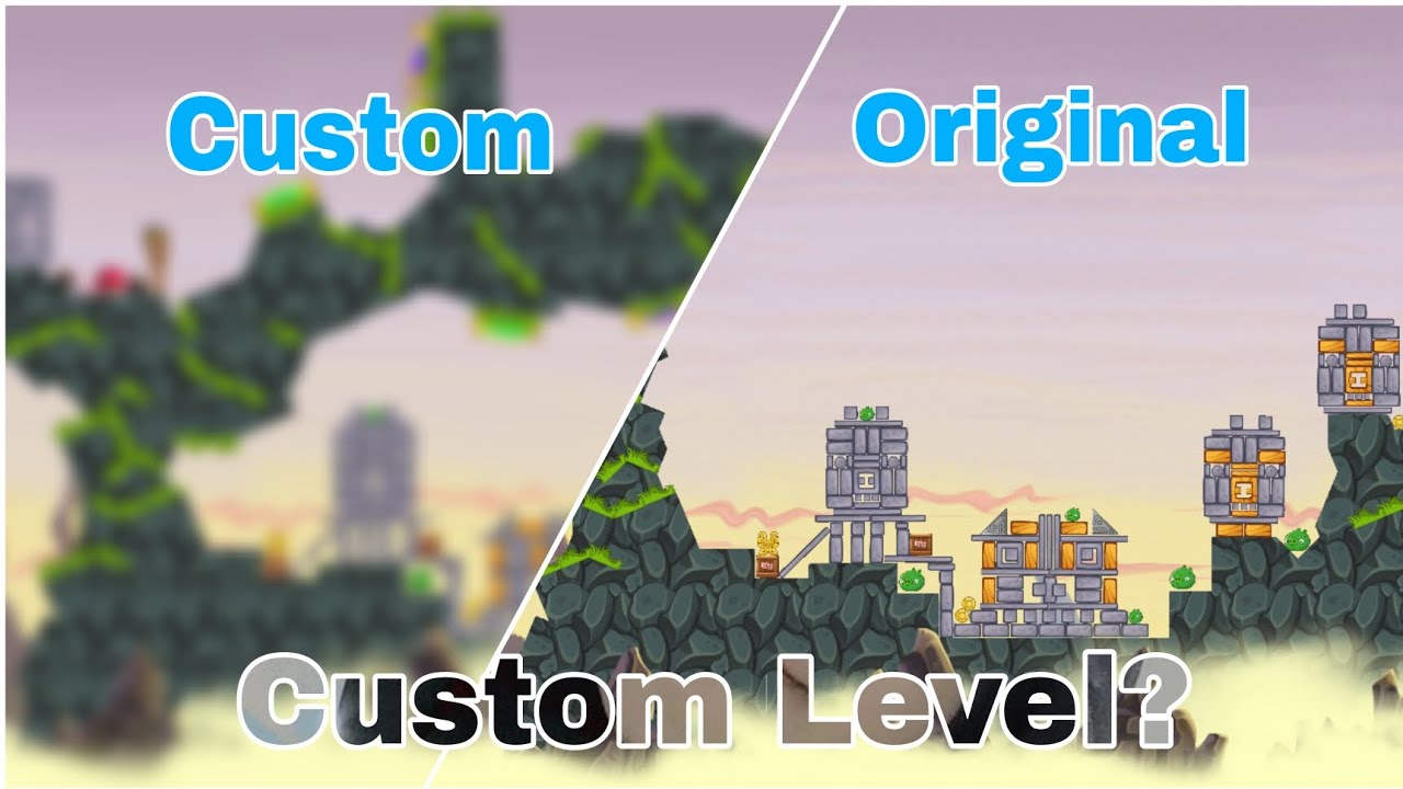 Custom Level in Angry Birds Reseasons? - YouTube