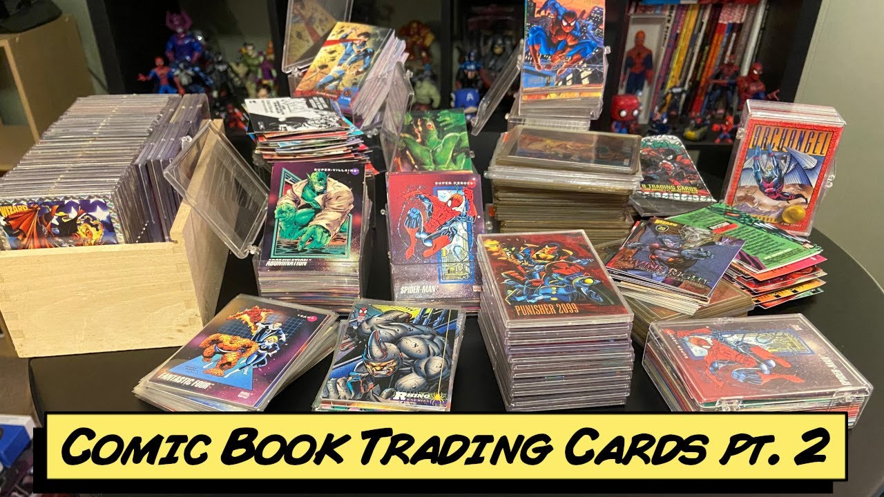 Revisiting My Collection - Comic Trading Cards pt. 2 - The Boxes - YouTube