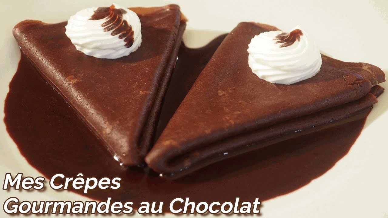 Recette de mes crêpes au chocolat - YouTube