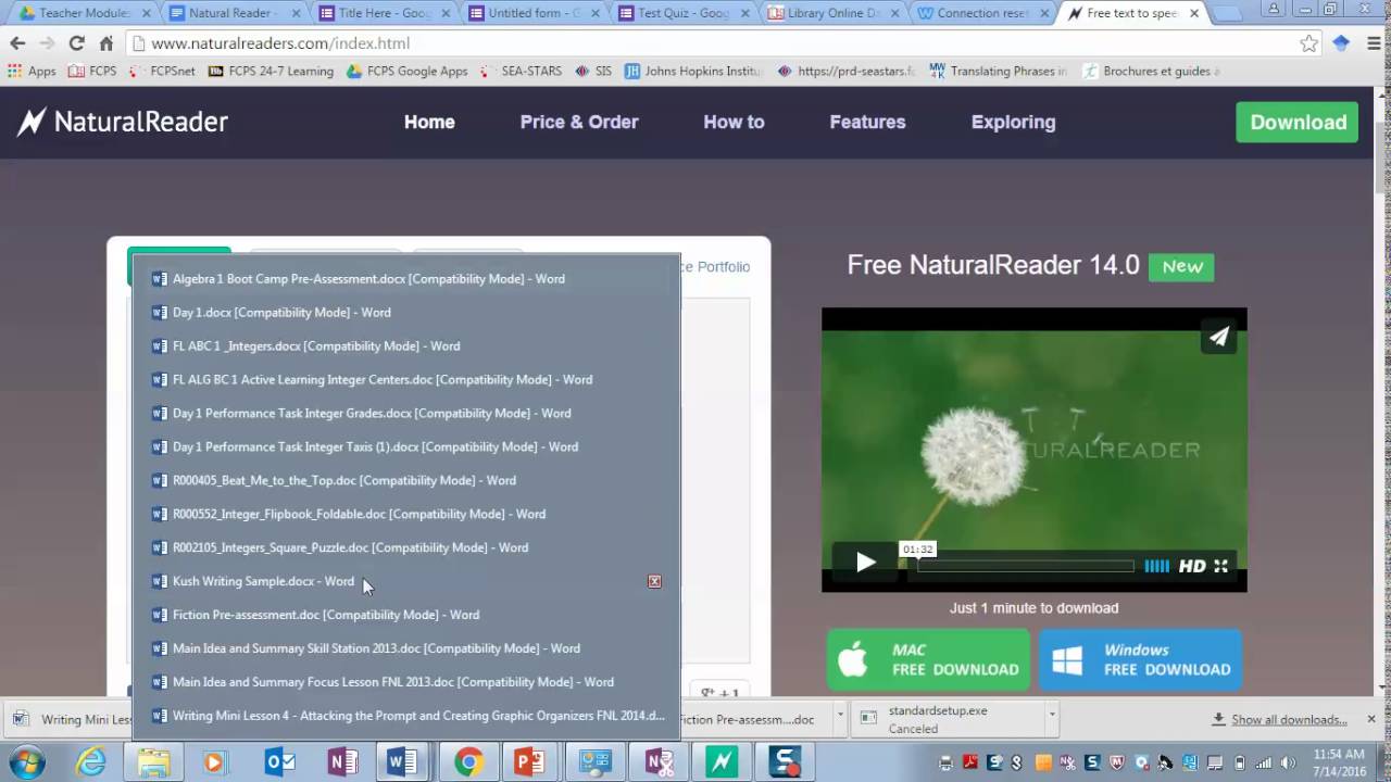 How to use the Natural Reader Website - YouTube
