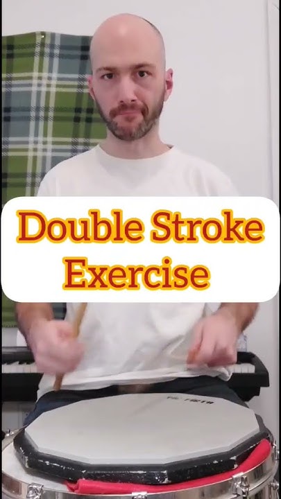 Drum Rudiments! Double Stroke Roll Exercise! - YouTube