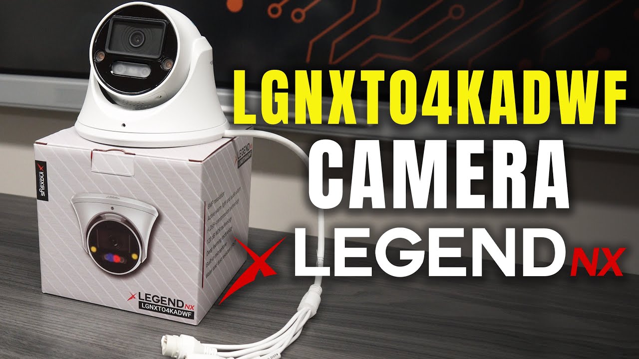 LegendNX LGNXTO4KADWF 4K Turret Network Camera with Active Deterrence ...