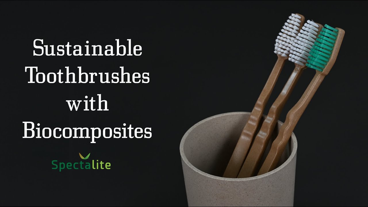 Sustainable toothbrush with Mynusco biocomposites - YouTube