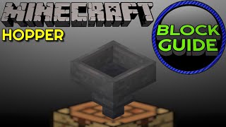 How To Make A Hopper In Minecraft Crafting