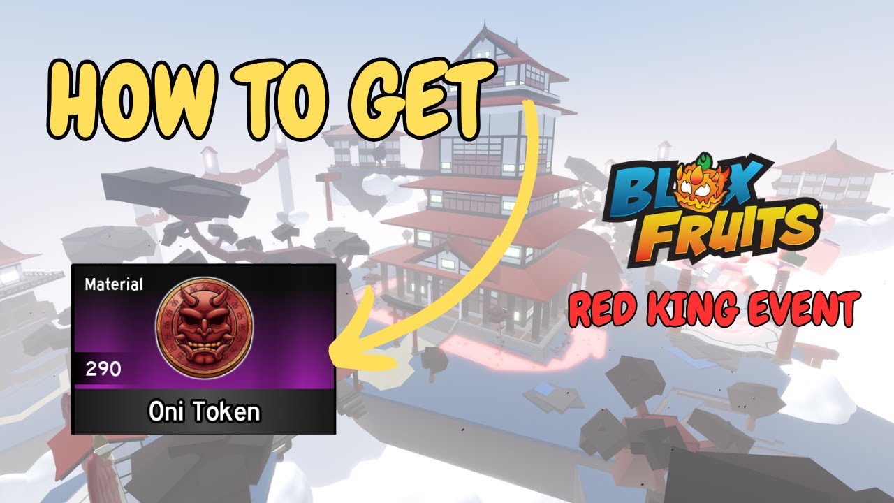 How To Get Oni Tokens [Blox Fruits RED KING Event] - YouTube