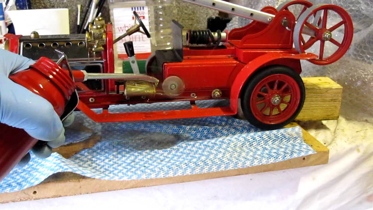 Mamod Fire Engine 1st fire up. - YouTube