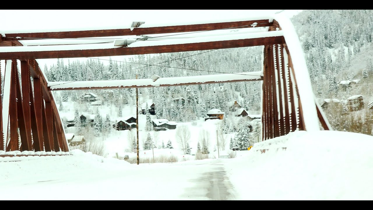 'Spring' in Steamboat, Yampa Valley Colorado. Driving to Craig through ...