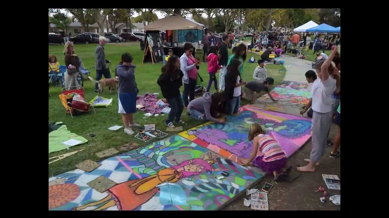 Hoover at the Luna Park Chalk Art Festival - YouTube