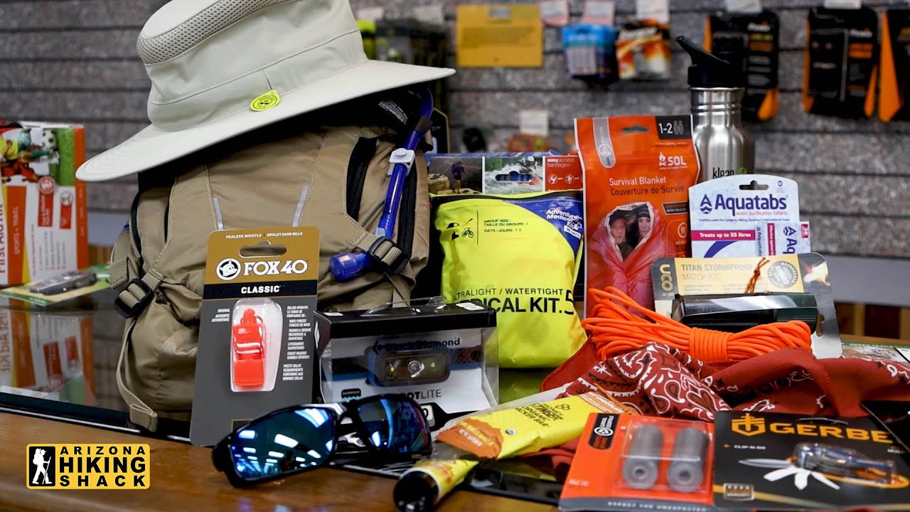 The 10 Essentials | Arizona Hiking Shack - YouTube