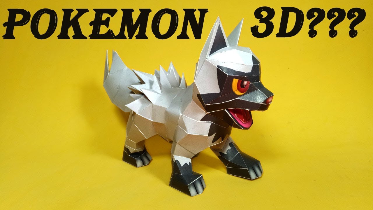 How To Make Poochyena Evolution With Paper For Beautiful From ...