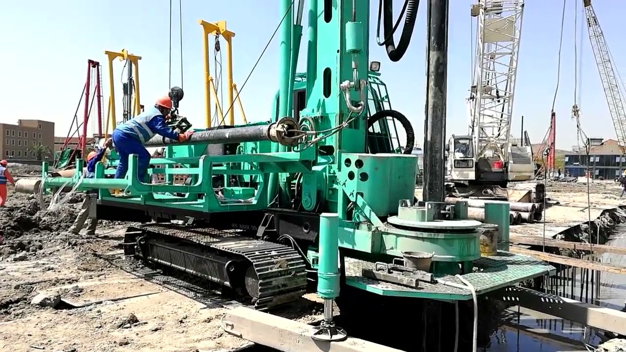 RCD Method for Large Piles Construction in Dubai。 - YouTube