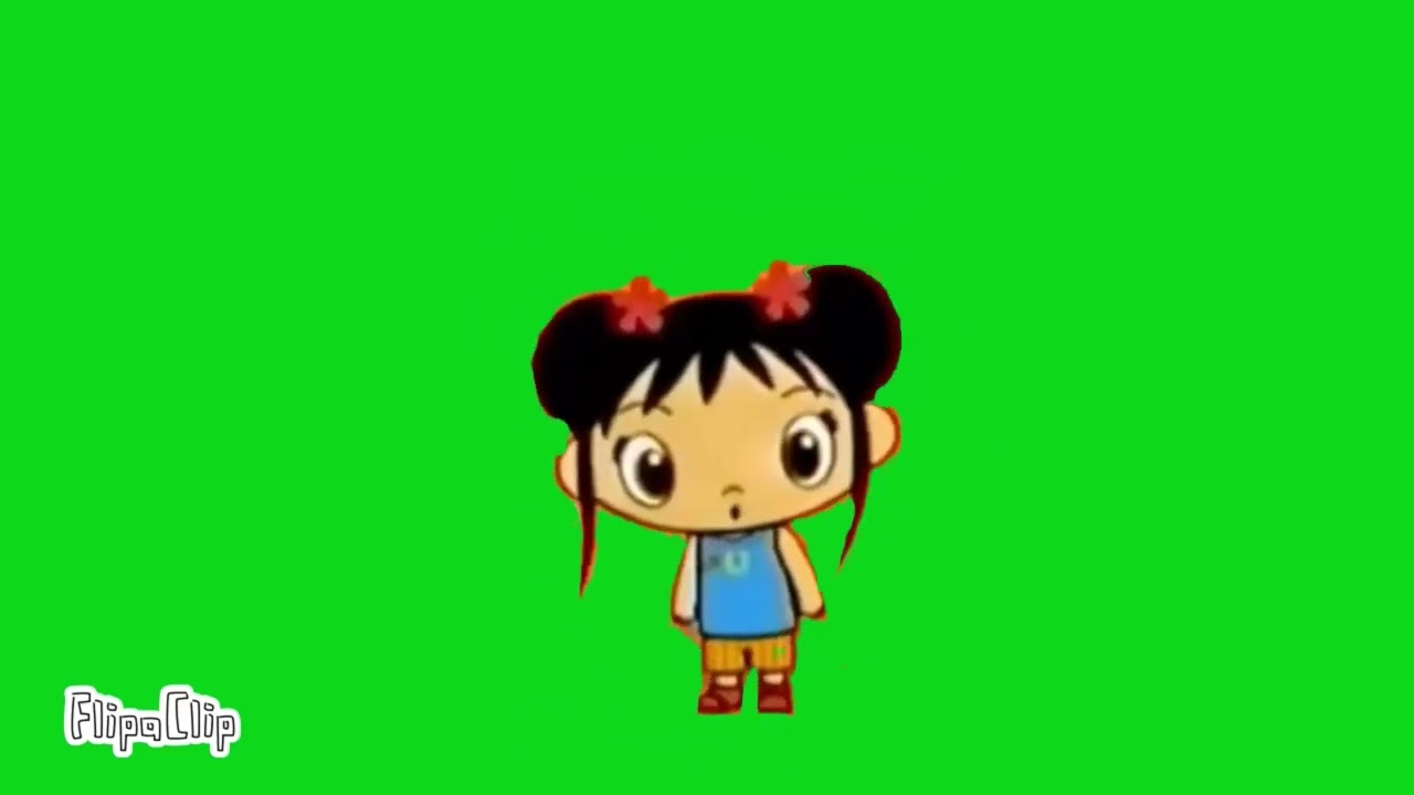 Kai Lan Jumping Green Screen - YouTube
