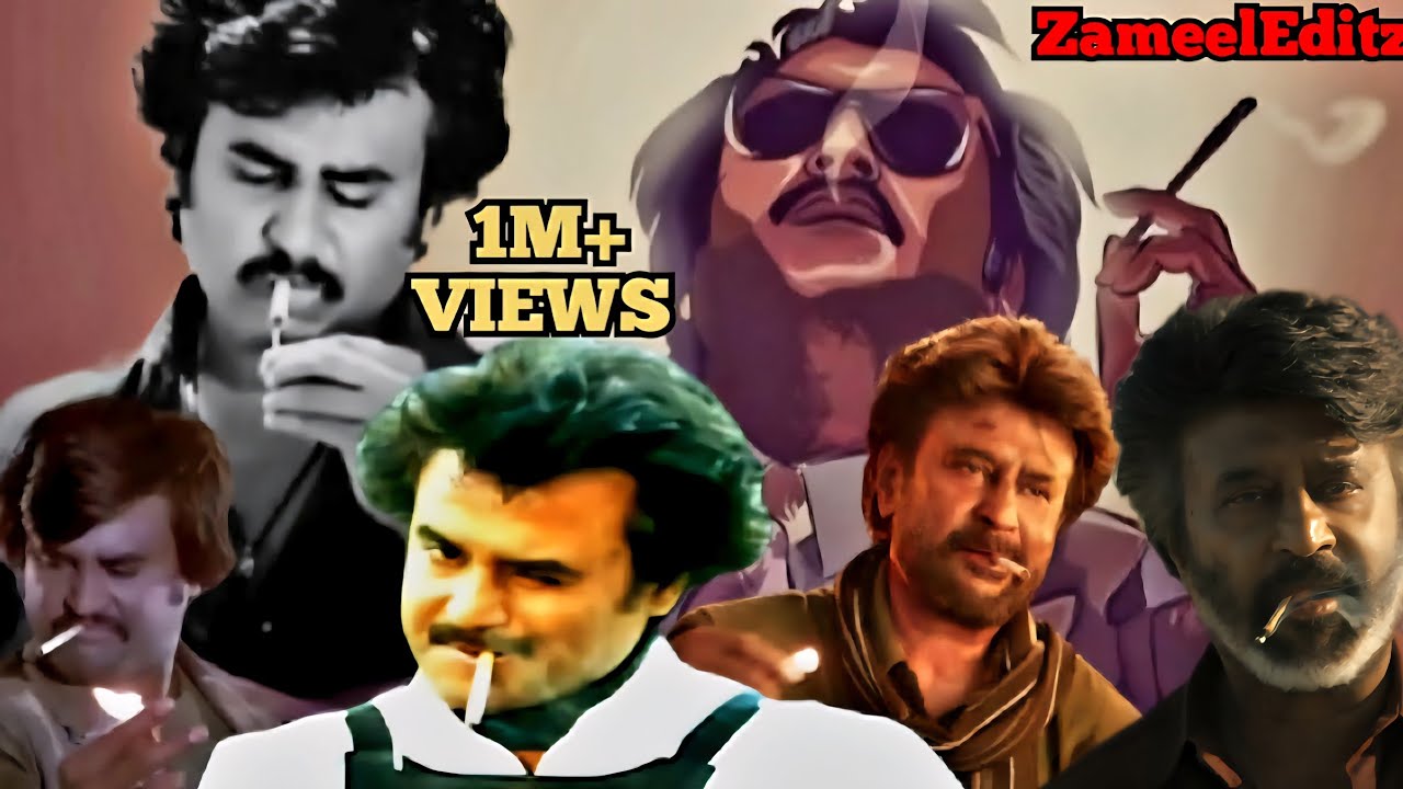 Rajini Cigarette Style Mashup | Marathon Mix | Full Version HD 1080p ...