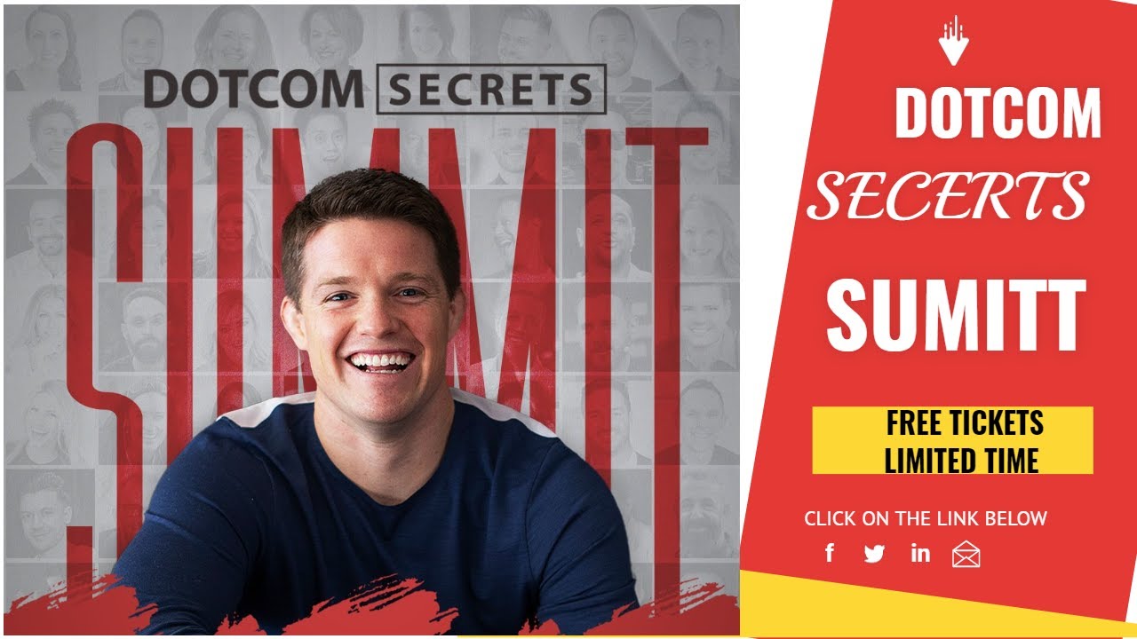 DotCom Secret Summit (Free Ticket) 2021. virtual summit #dotcomsecrets ...