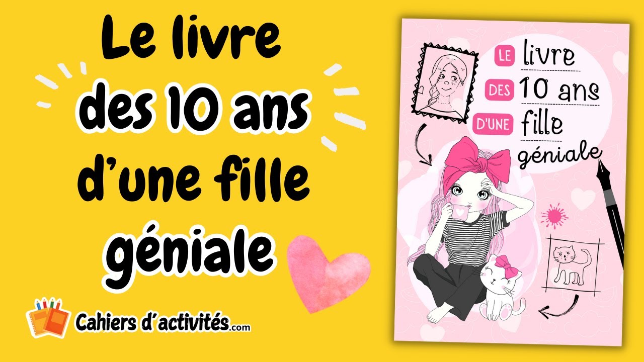 Journal intime : Le livre des 10 ans d’une fille géniale 🩷 - YouTube