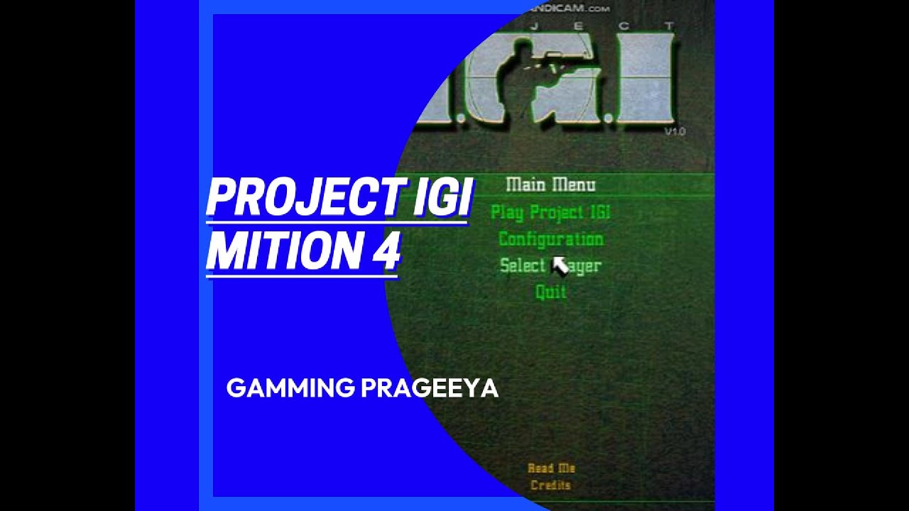 how to play project igi mition 4 pass - YouTube