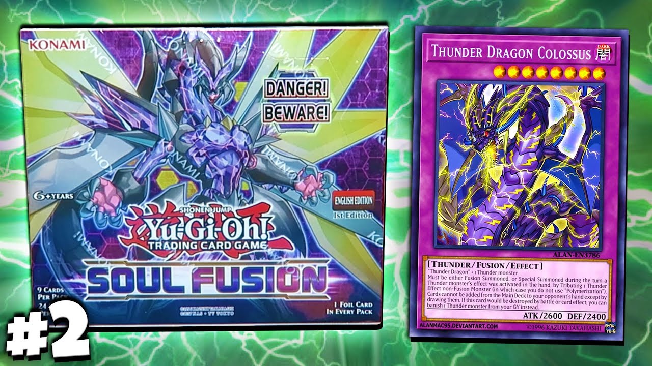DOUBLE YuGiOh SOUL FUSION BOOSTER BOX OPENING! Hunt For Thunder Dragon ...