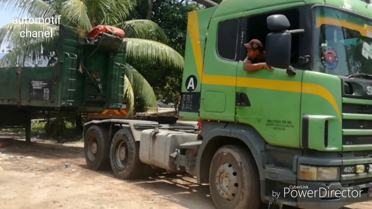 Lori scania sambung trela#automotif chanel - YouTube