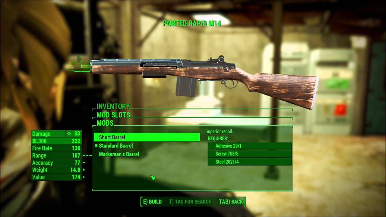 Fallout 4 Mod Showcase #5 M14 Standalone Rifle Mod " Fallout 4 Mod ...