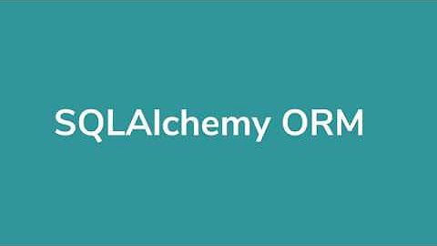 SQLAlchemy ORM Tutorial - YouTube