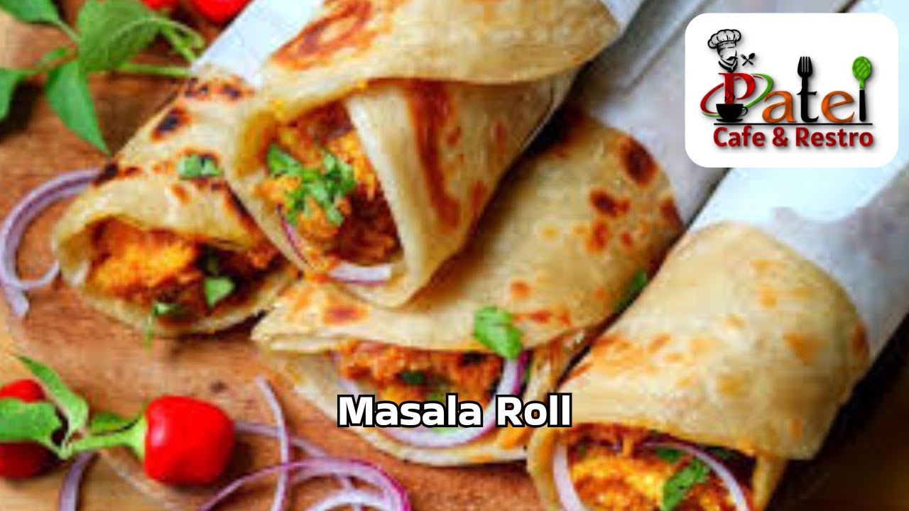 Restaurant-Style Masala Roll Recipe | Frankie Recipe 🌯😋 | Patel Cafe ...