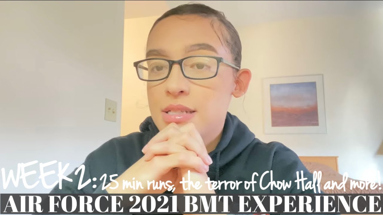 Air Force BMT 2021 SERIES | Episode 3: WEEK 2 | Chow Hall | 25 Min Run ...