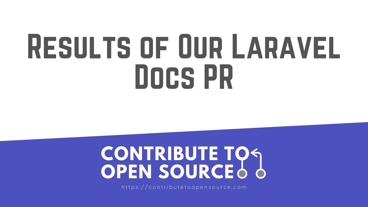 Result of Our Docs PR - YouTube